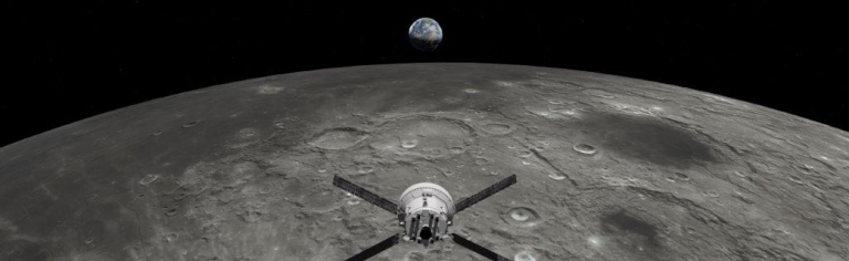 Orión recorrerá una órbita retrógrada distante a la Luna durante la ...