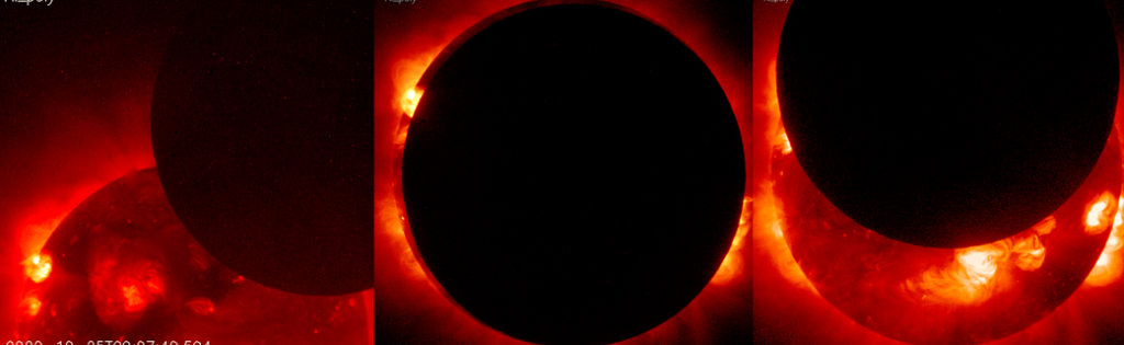 El satélite Hinode observó un eclipse solar anular desde su órbita - Madrid Deep Space ...